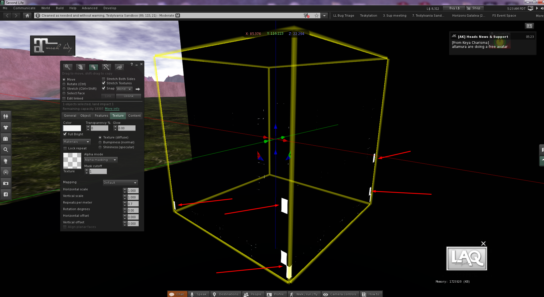 [BUG-225039] with transparent texture and alpha masking at cutoff 1 ...