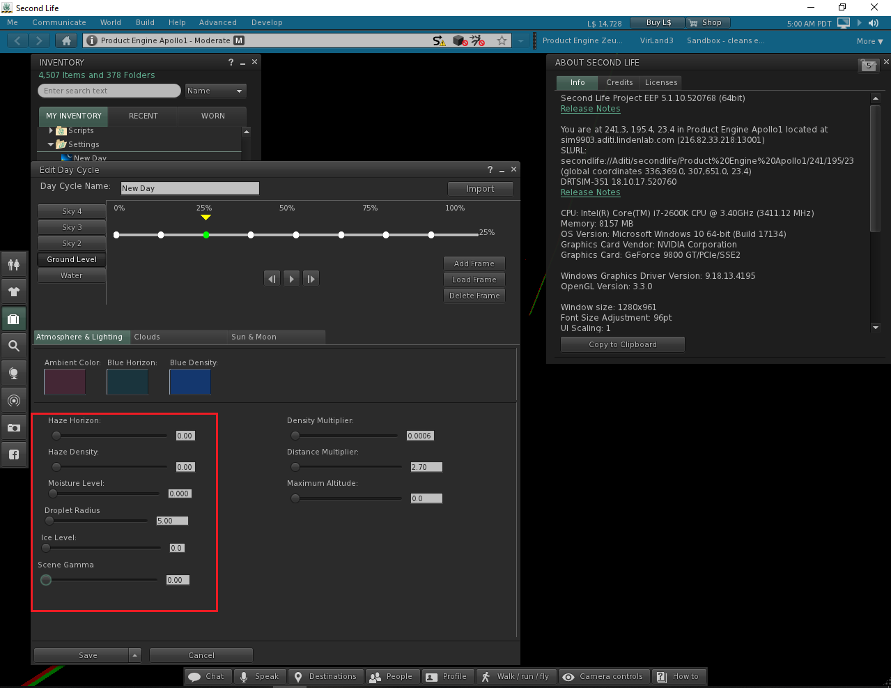 [BUG-225659] [FIXED] [EEP] The sliders on the ‘Atmosphere & Lighting’ tab are offset from each ...