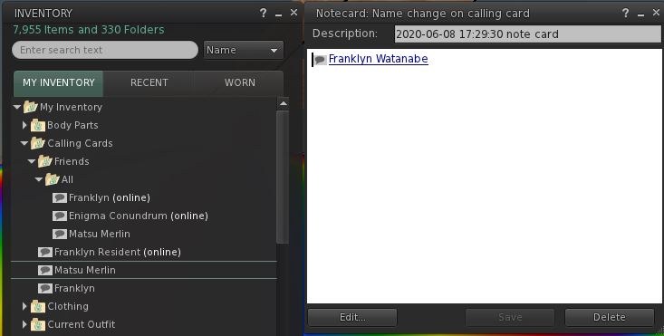 [BUG-228887] After change of username, calling cards revert to original name · Issue #6870 ...