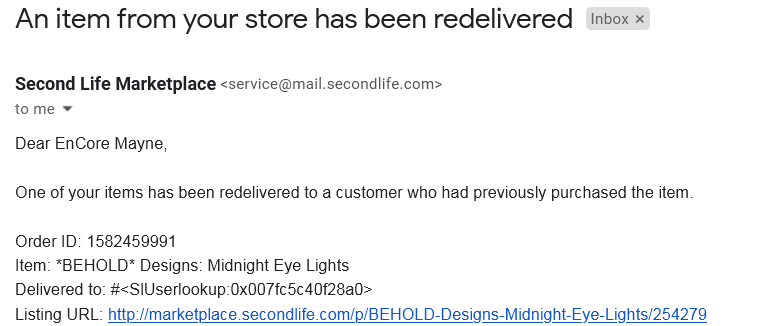 [BUG-232062] Marketplace Redelivery Emails contains odd usernames ...