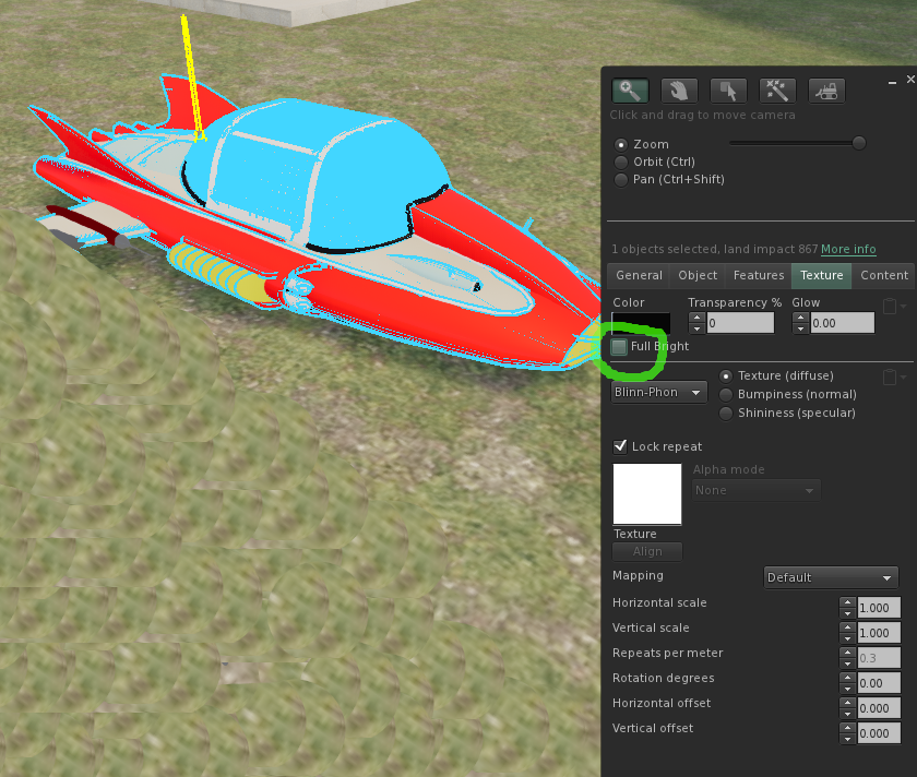 [BUG-233857] [PBR] Full Bright shininess high textures look far too ...