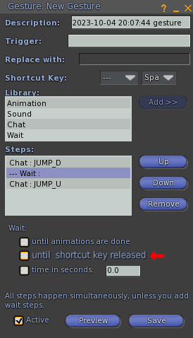 [BUG-234493] Add an "until shortcut key released" option to gestures so we can do properly user ...