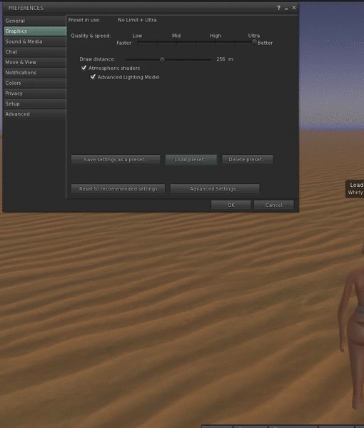 [BUG-10398] [QuickGraphics-RC] Graphics preset changes to None each ...