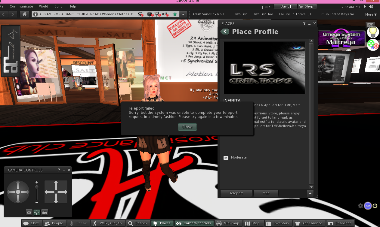[BUG-10607] [CoreHTTP] Teleport issue failed at region and disconnected from SL viewer · Issue ...