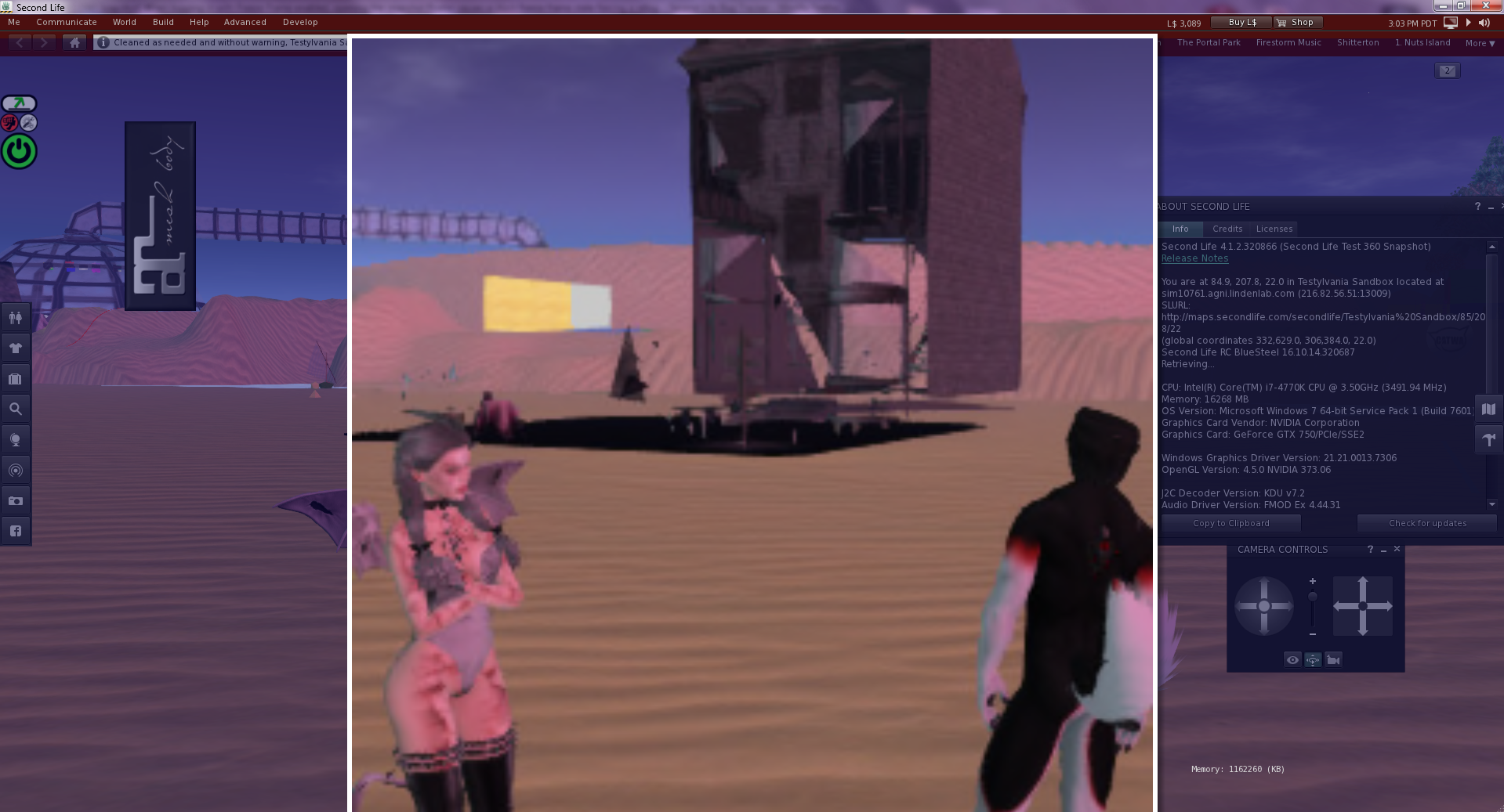 [BUG-40746] [360 Snapshot] When logging in with Freeze Frame enabled, opening the snapshot ...